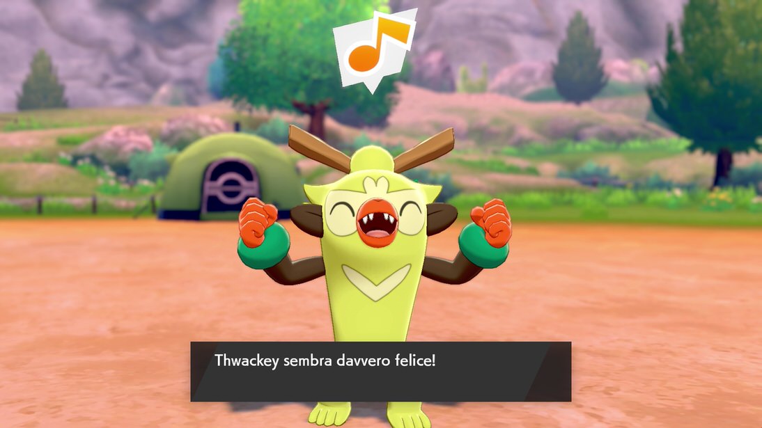 Thwackey | Sito ufficiale | Pokémon Spada e Pokémon Scudo